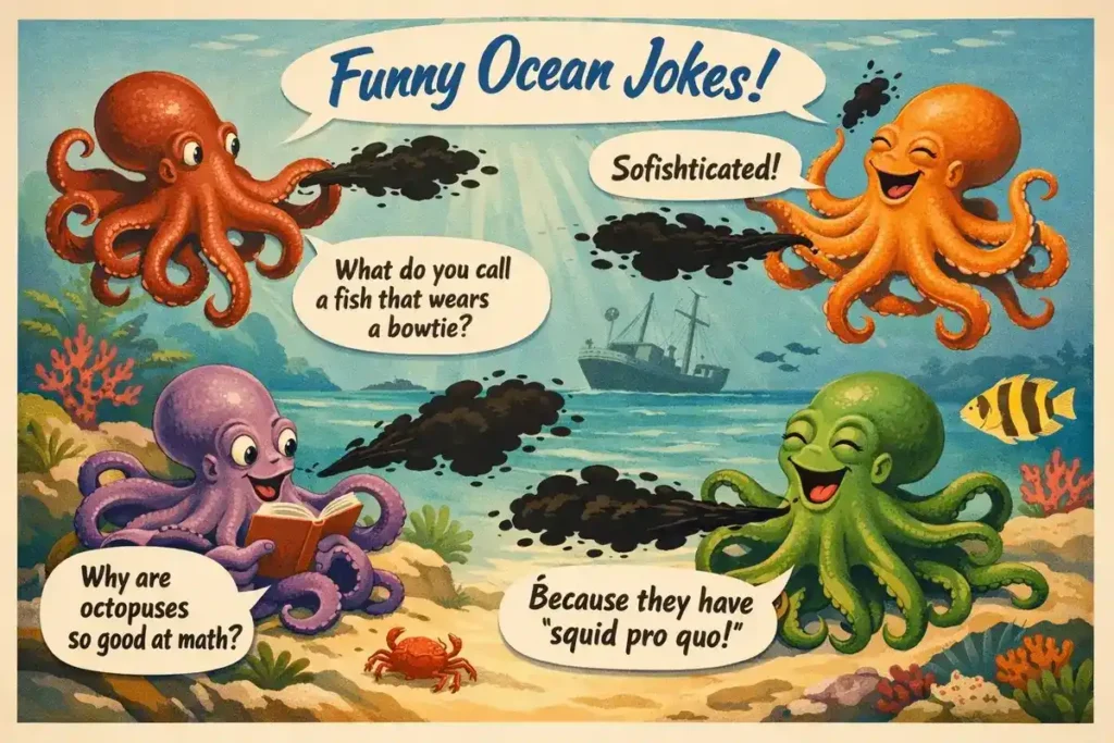140 Ocean Jokes That Are Sea-crets of Laughter - Hilarious Puns